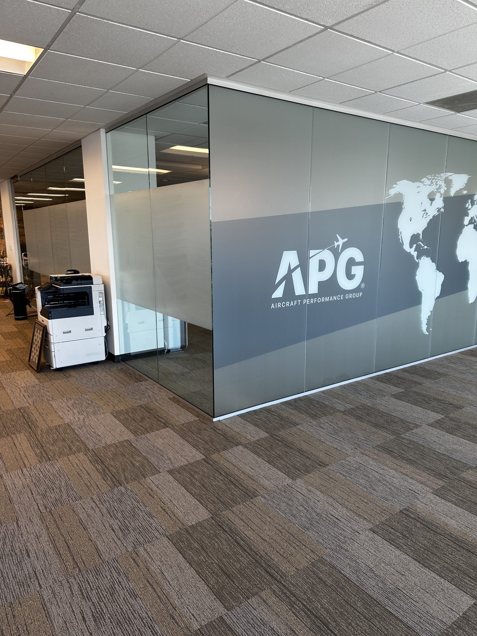 Project Post - Custom Graphics - Commercial Frosted Tint - Lone Tree ...